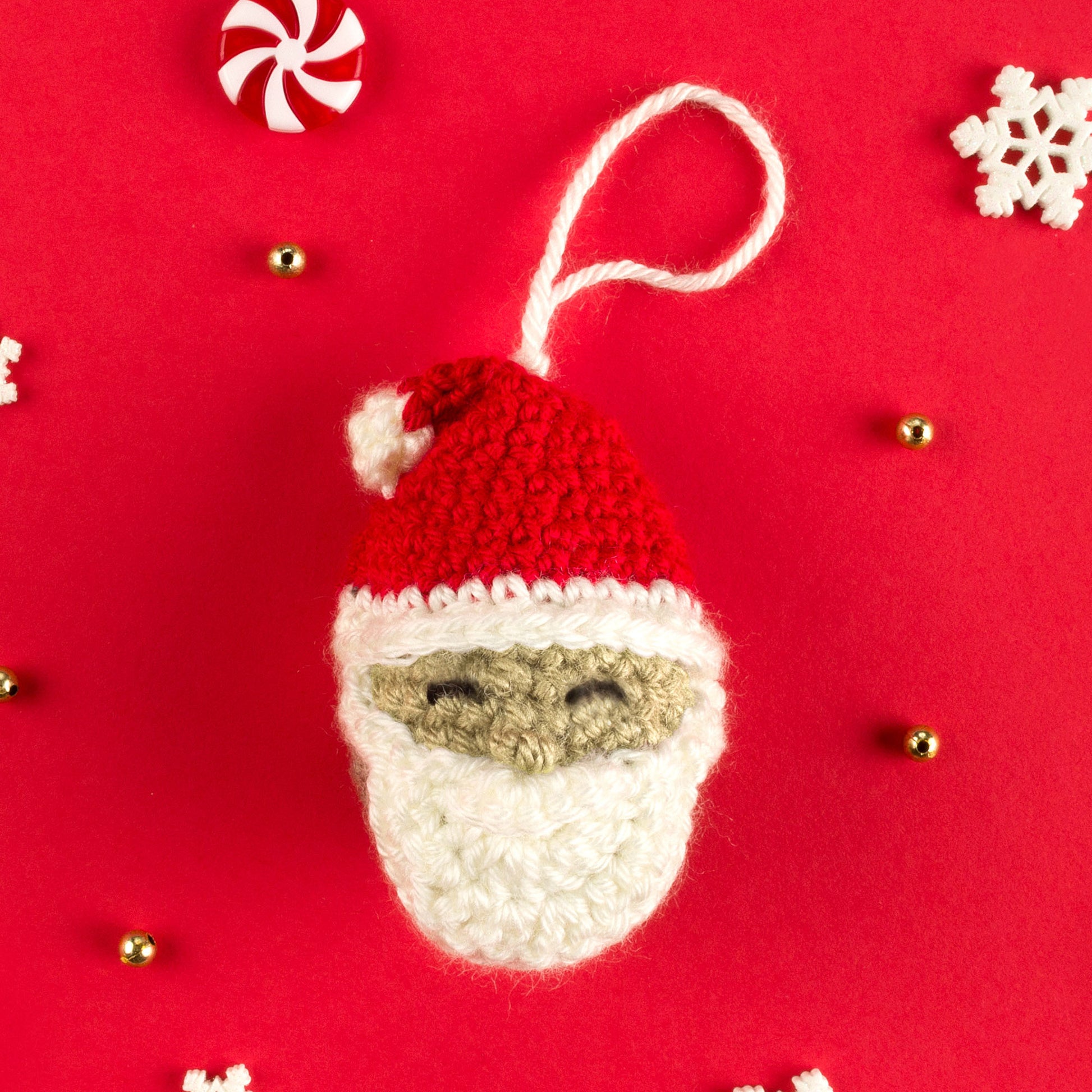 Free Easy 2024 Advent Calendar Crochet Santa Pattern | Yarnspirations