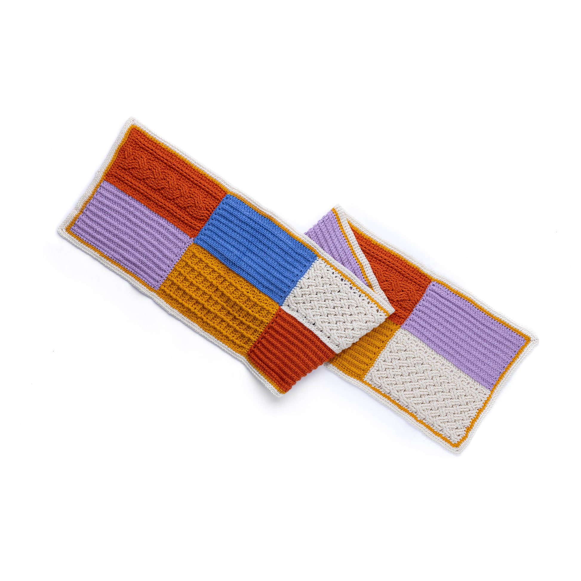 Free Red Heart Crochet Sampler Scarf Pattern | Yarnspirations