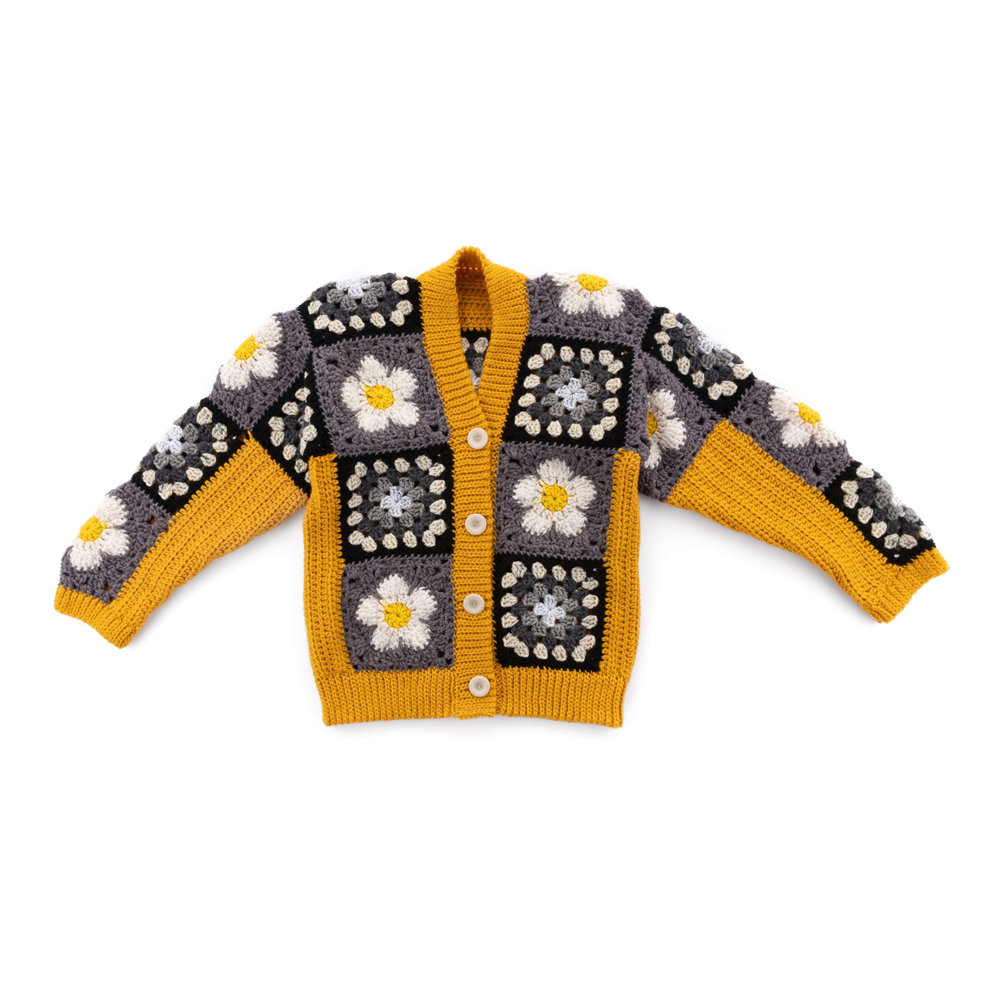 Free Easy Red Heart Crochet Patchwork Jacket Pattern | Yarnspirations