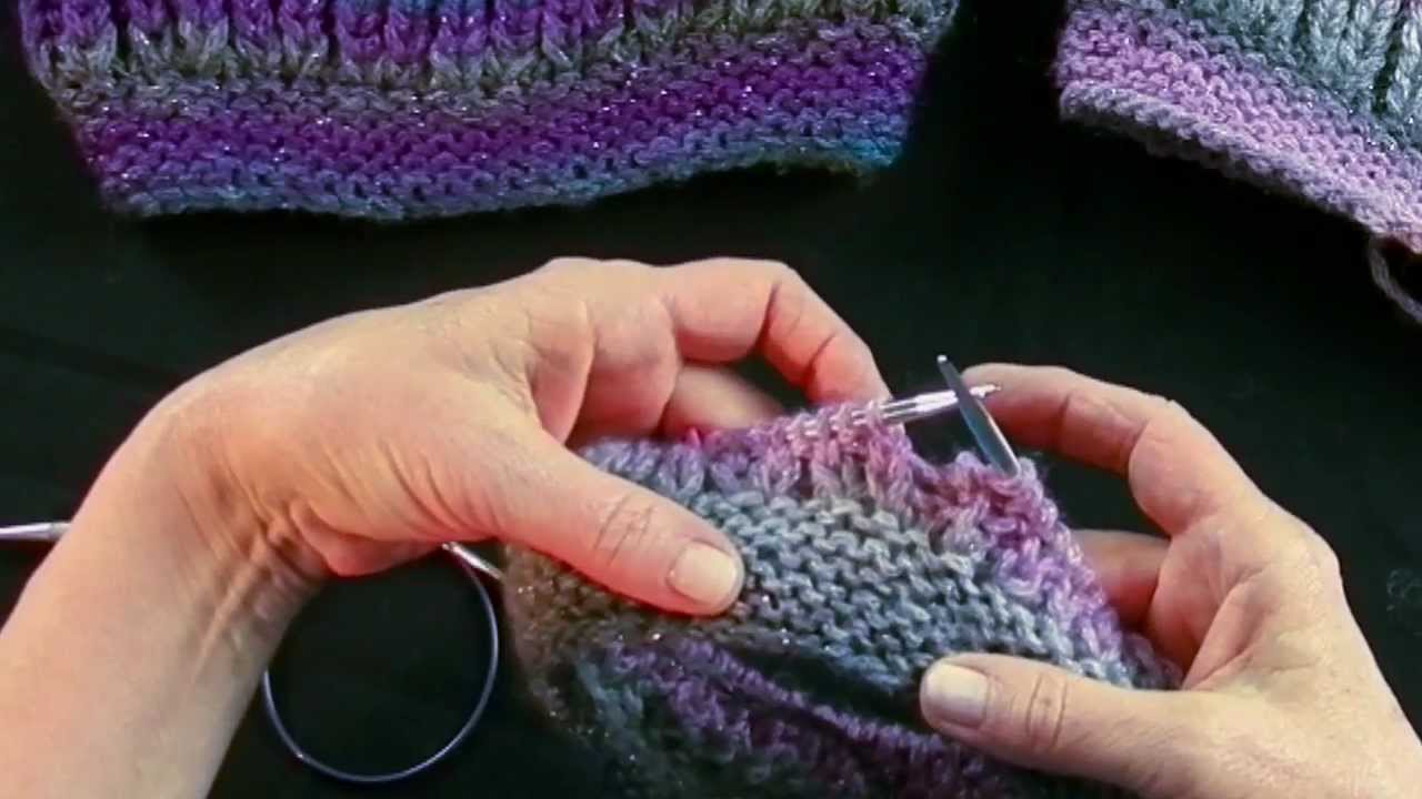 Free Easy Red Heart Faux Brioche Beret Knit Pattern | Yarnspirations