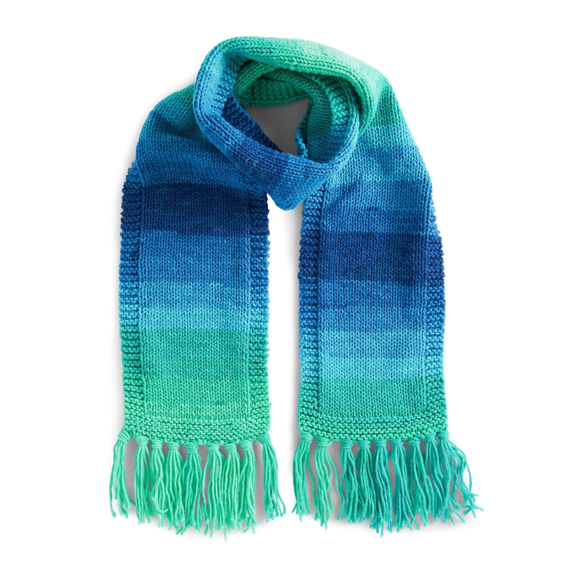 Free Easy Red Heart Easy Stripes Scarf Knitting Pattern | Yarnspirations