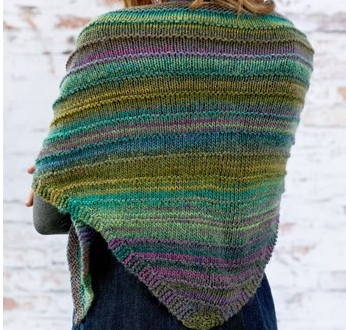 Free Red Heart Sensational Short-Row Shawl Knitting Pattern ...