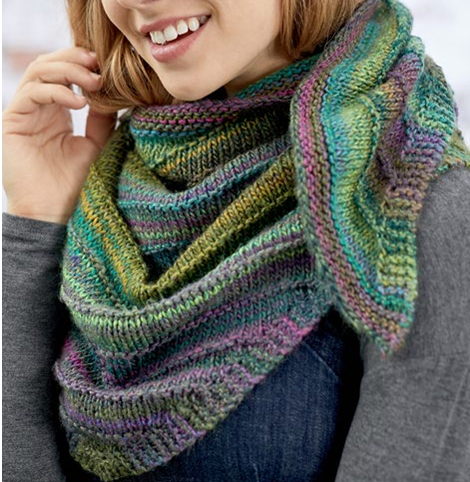 Free Red Heart Sensational Short-Row Shawl Knitting Pattern ...