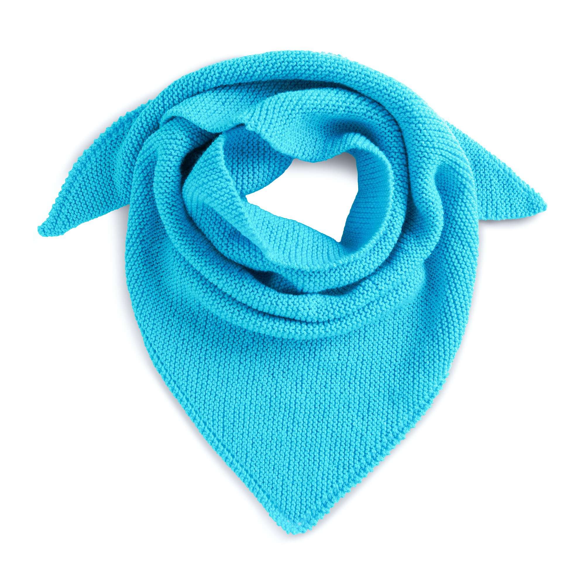 Free Easy Red Heart Kelly’s Triangle Shawl Knitting Pattern ...