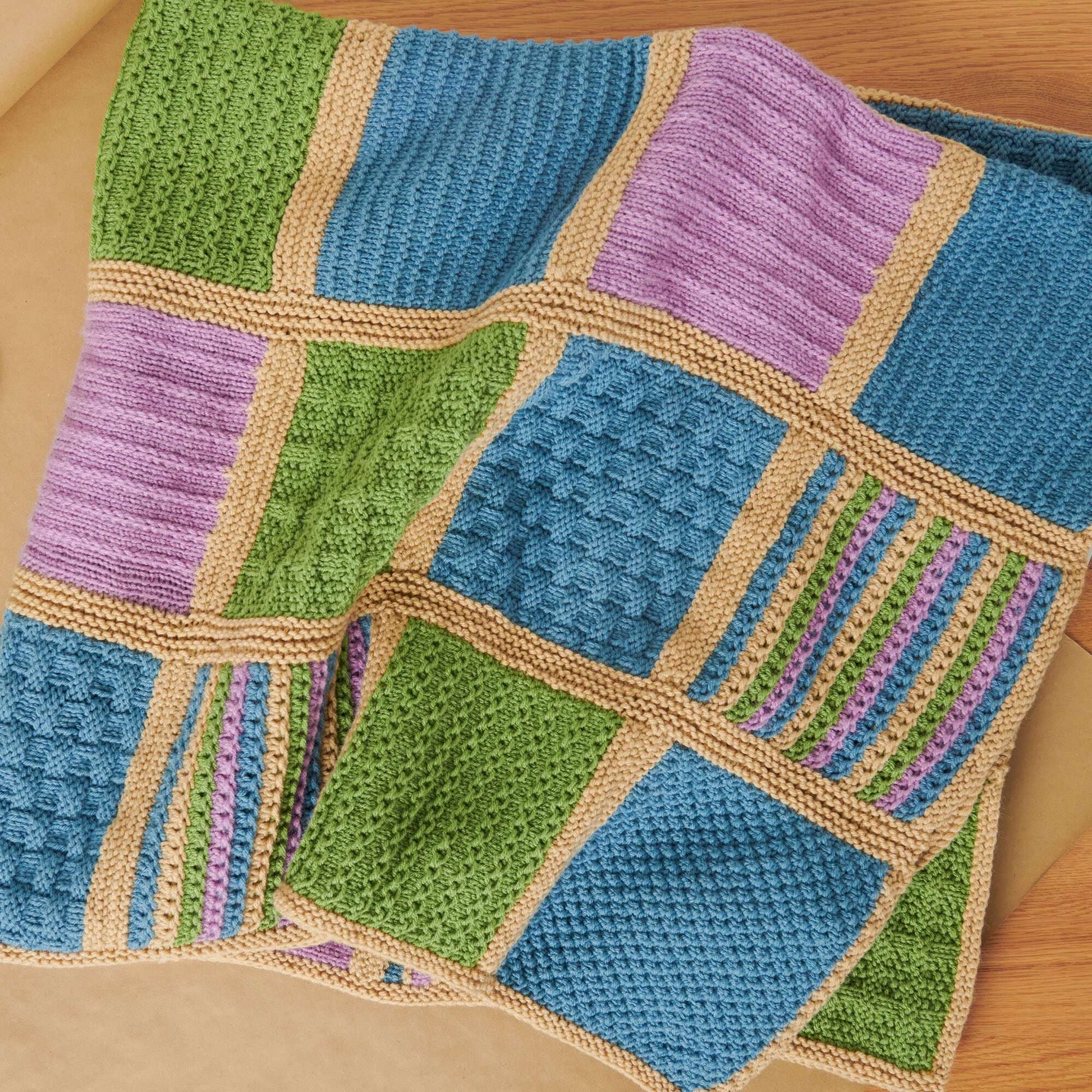 Free Beginner Red Heart Collective Blanket Knitting Pattern | Yarnspirations