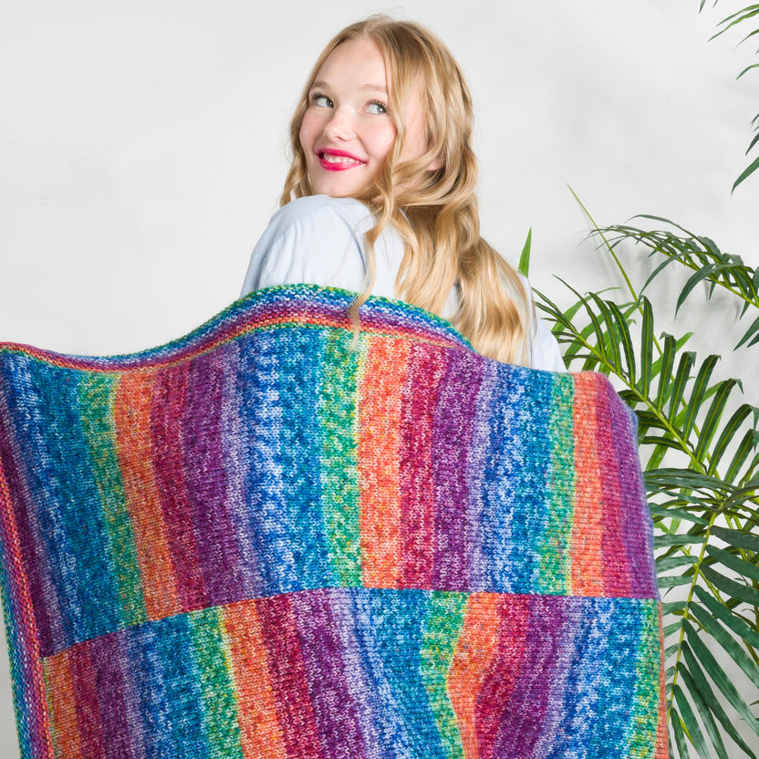 Red Heart Super Saver Bitty Stripes Yarn | Yarnspirations