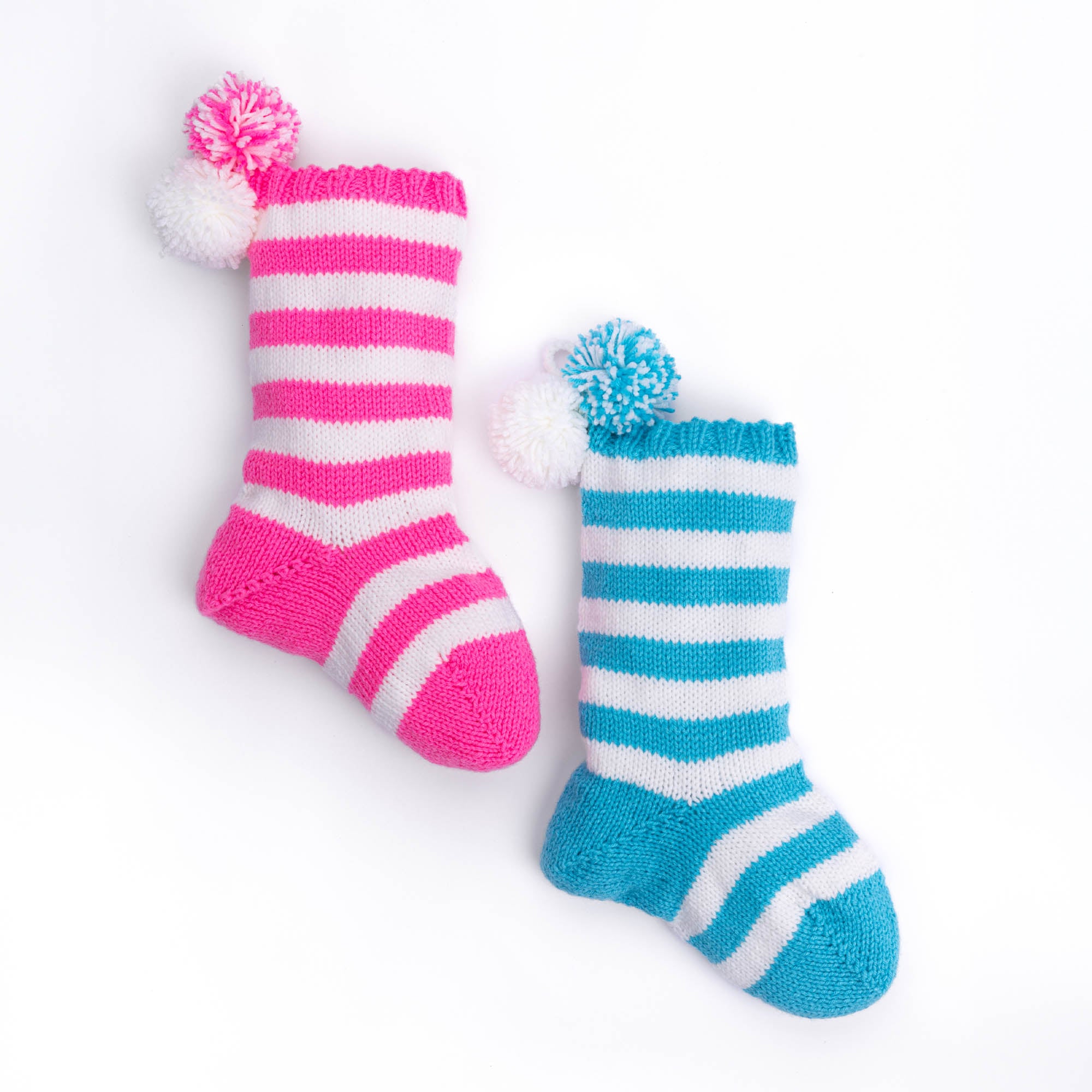 Free Easy Red Heart Merry & Bright Knit Stocking Pattern | Yarnspirations