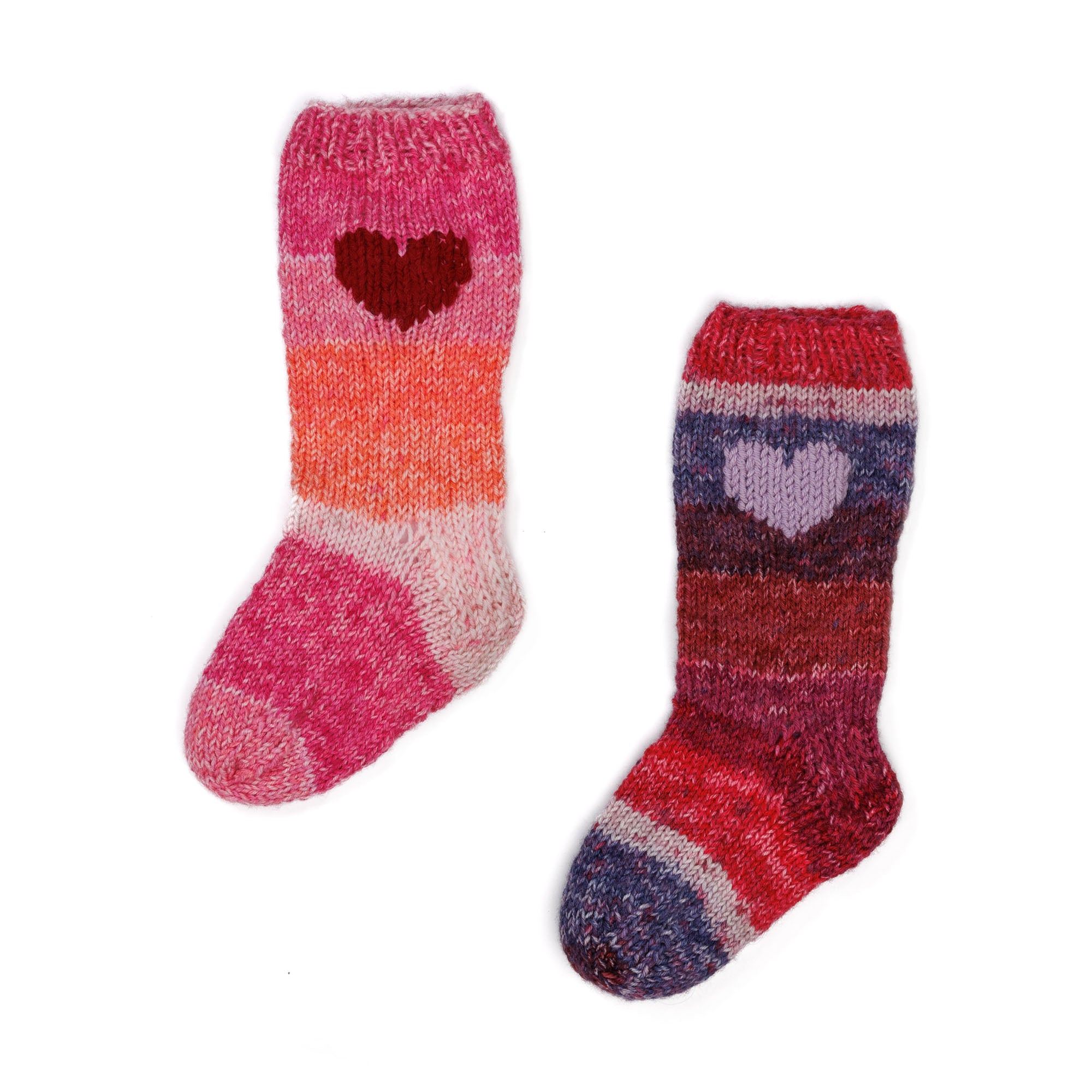 Free Easy Red Heart Lovely Slouchy Knit House Socks Pattern ...