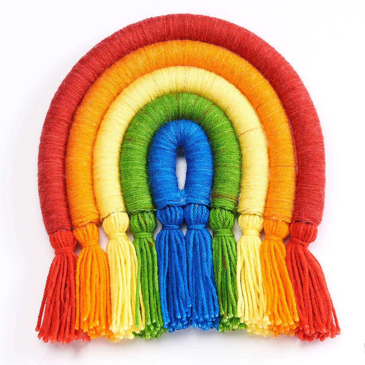 Red Heart 50G Wrapped In Rainbows Wall Art | Yarnspirations