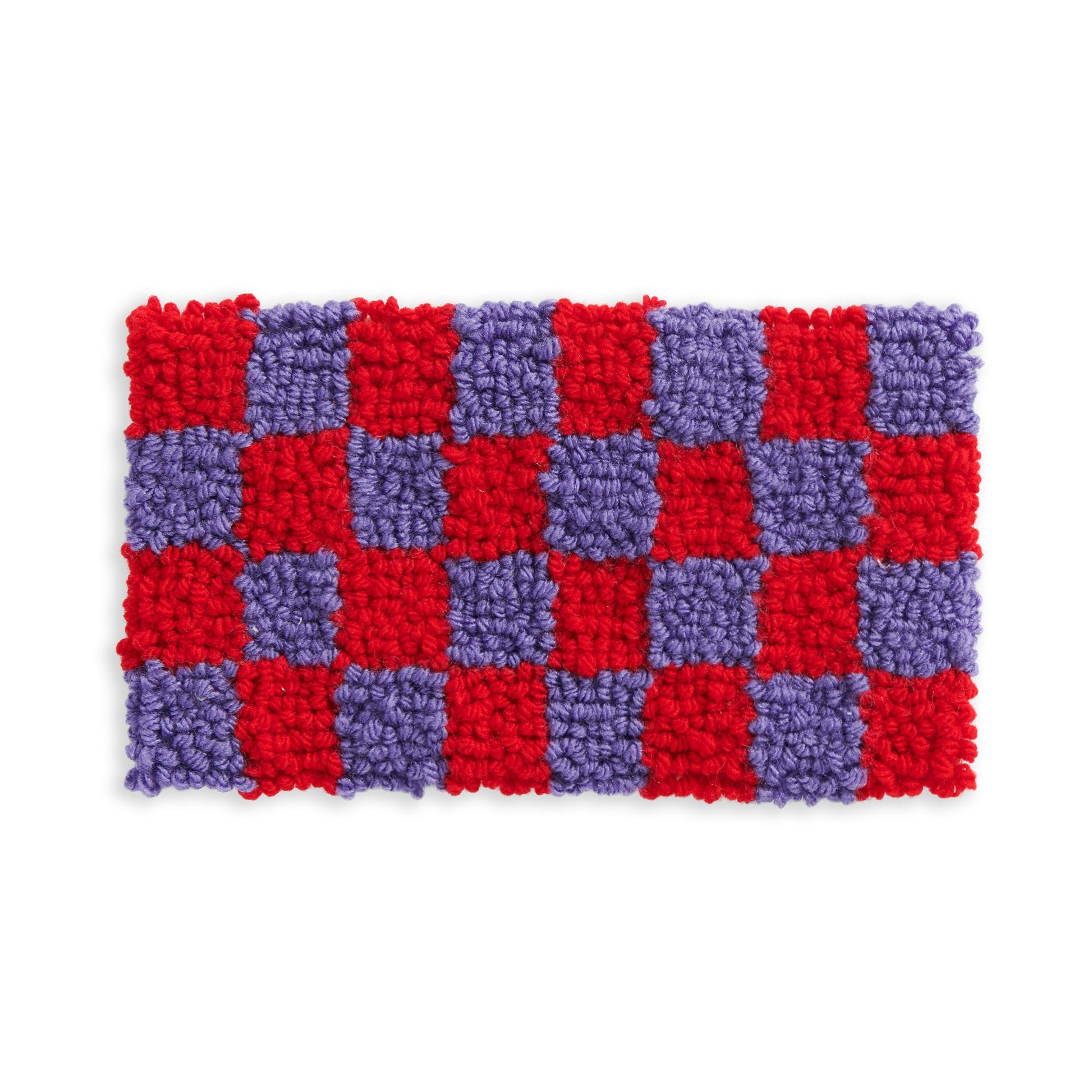 Free Easy Red Heart Punch Needle Mug Rugs Craft Pattern | Yarnspirations