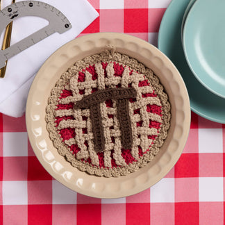 Free Easy Lily Cherry Pi Crochet Dishcloth Pattern | Yarnspirations