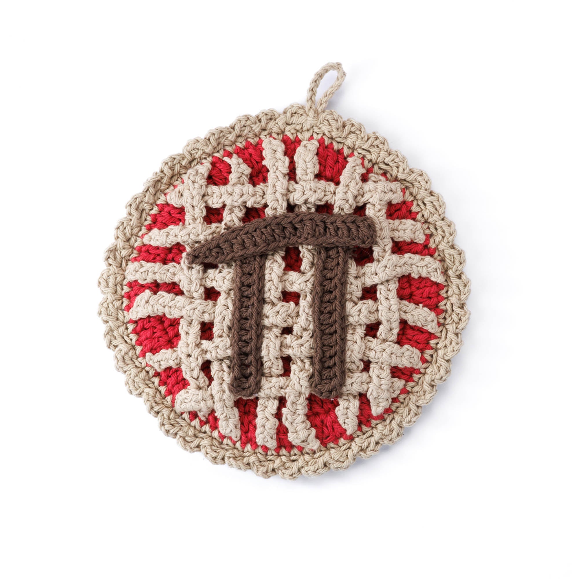 Free Easy Lily Cherry Pi Crochet Dishcloth Pattern | Yarnspirations