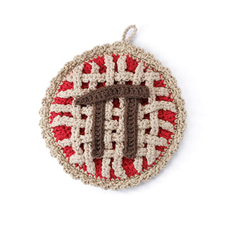 Free Easy Lily Cherry Pi Crochet Dishcloth Pattern | Yarnspirations