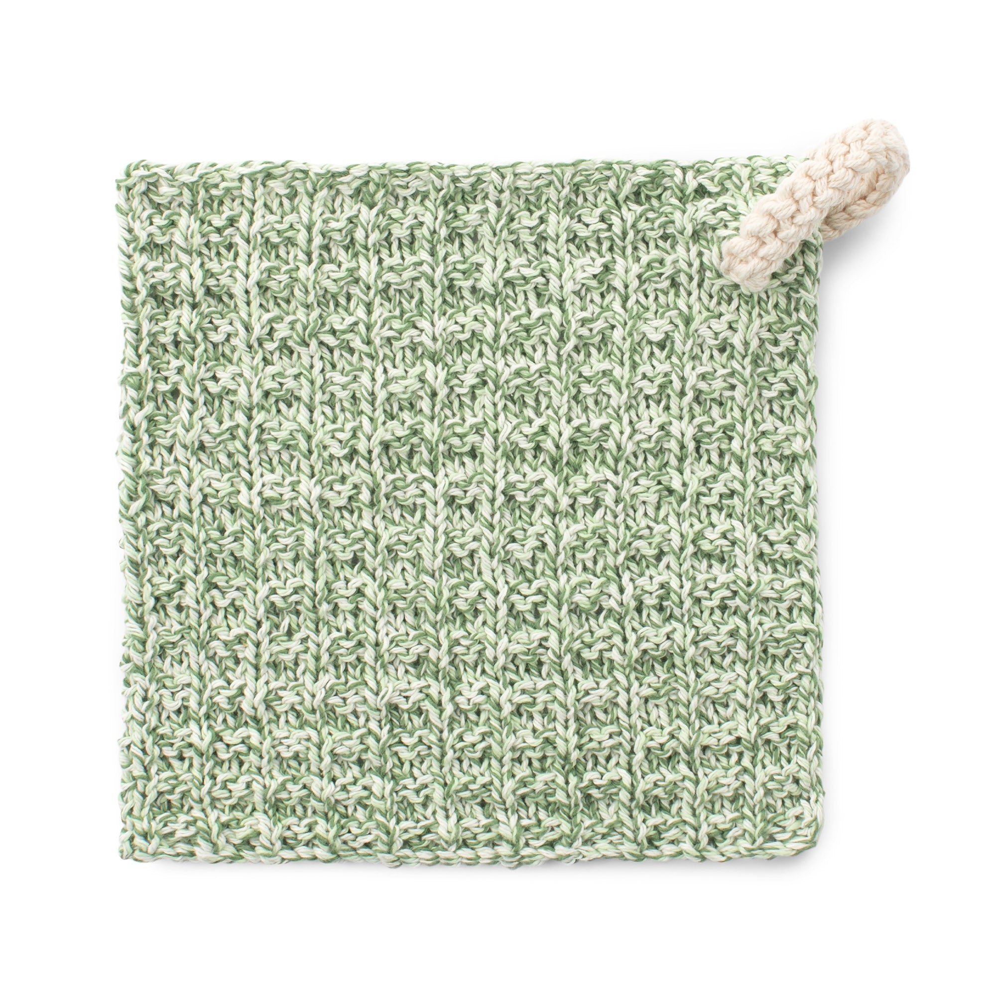 Free Easy Lily Waffle Dishcloth Knitting Pattern | Yarnspirations