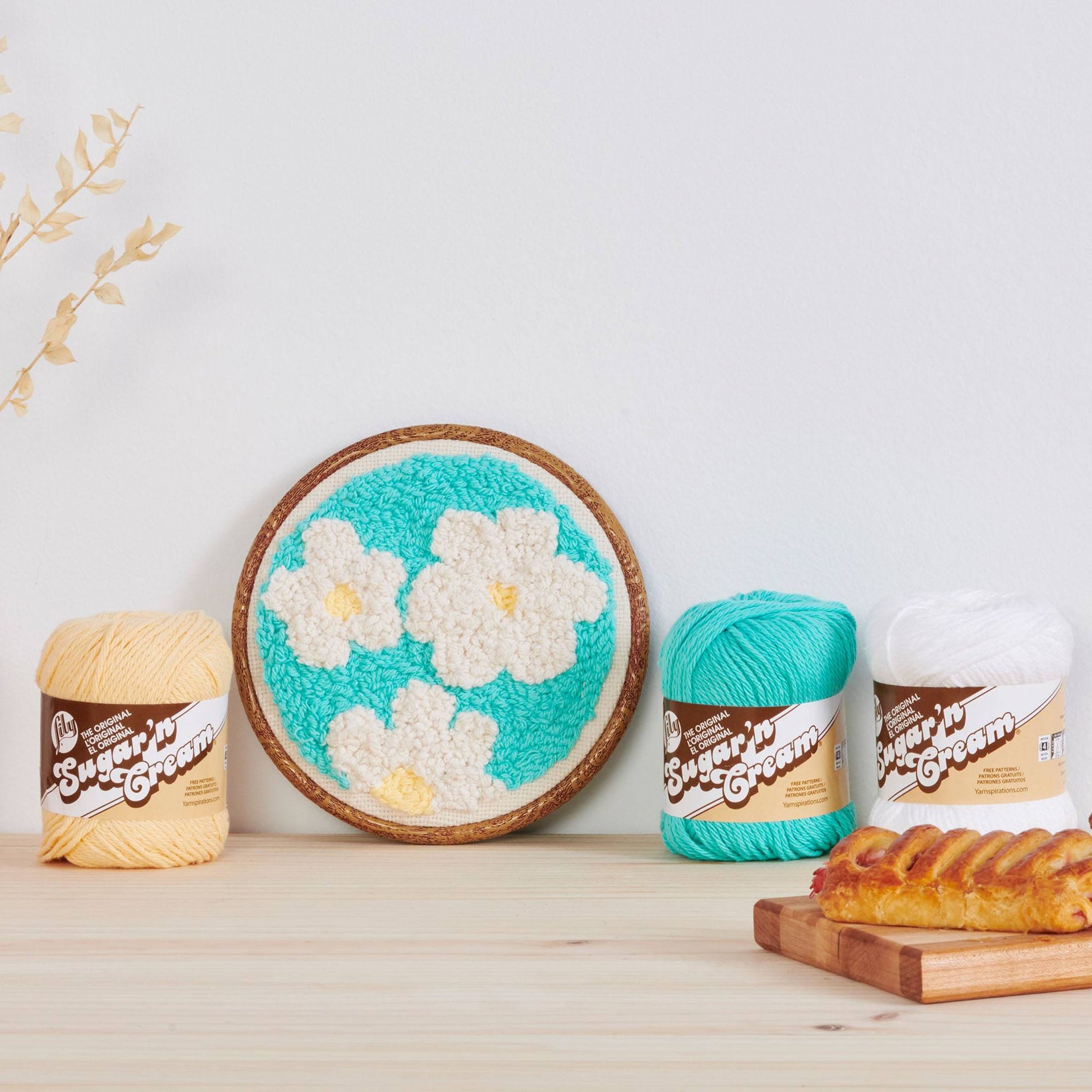 Free Easy Lily Sugar'n Cream Daisy Do Punch Needle Wall Hanging Craft ...