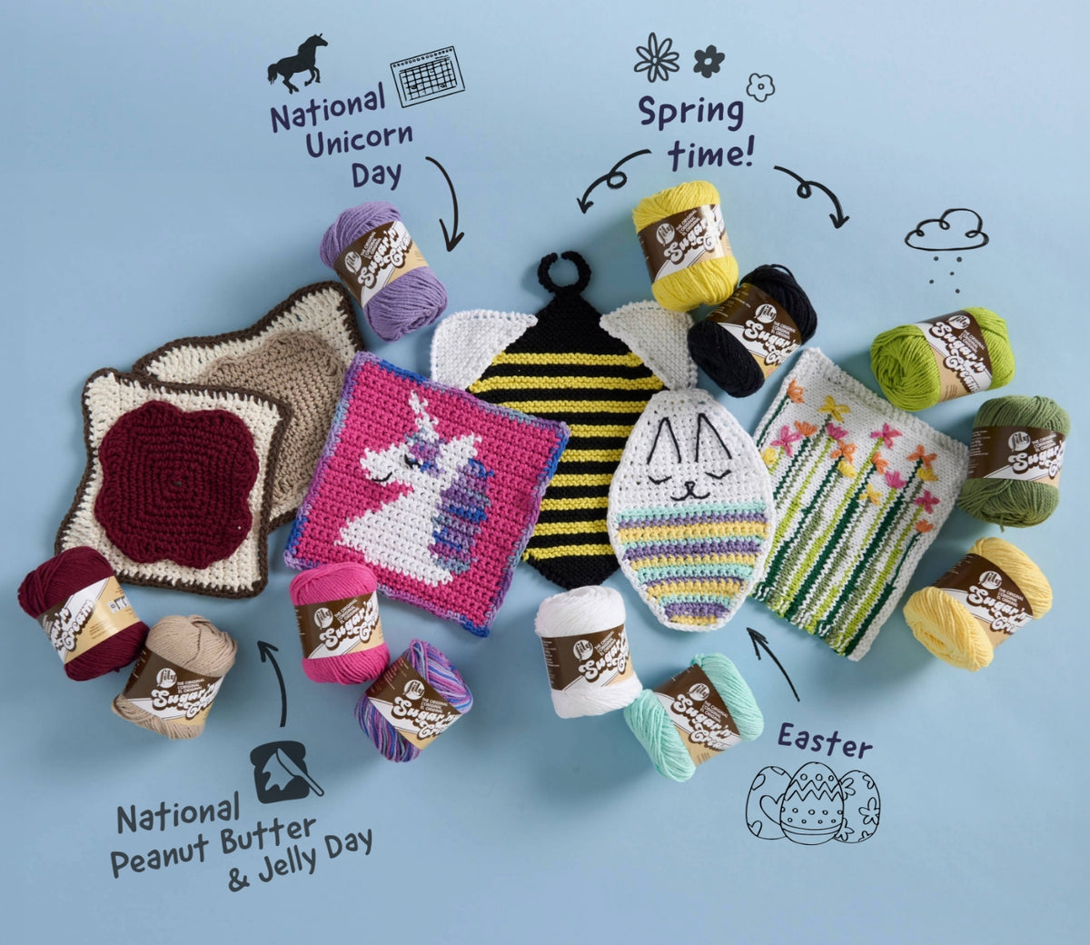 Lily Sugar'n Cream Yarn & Free Patterns Boutique | Yarnspirations