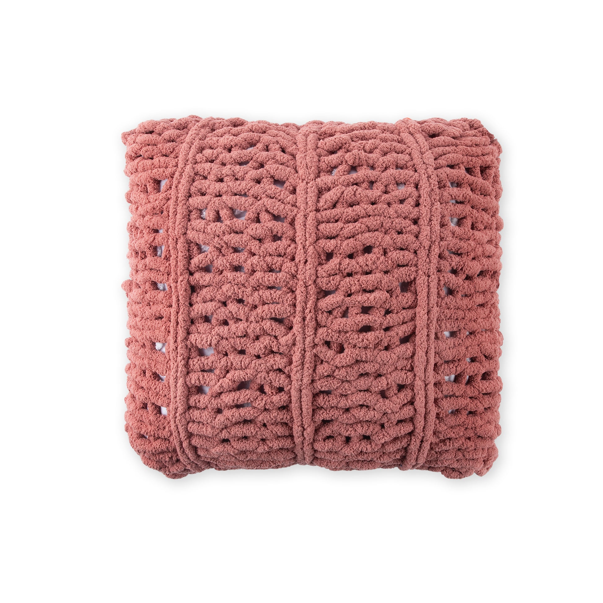 Free Beginner Bernat Willow Whisper Finger Knit Pillow Pattern ...