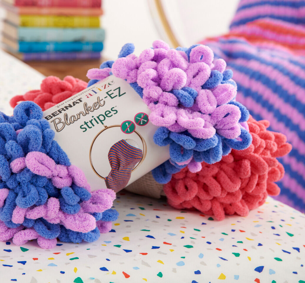 Bernat Alize Blanket EZ Loop Yarn & Patterns Boutique | Yarnspirations