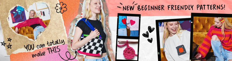 Free Beginner Knitting & Crochet Patterns & Video Tutorials ...