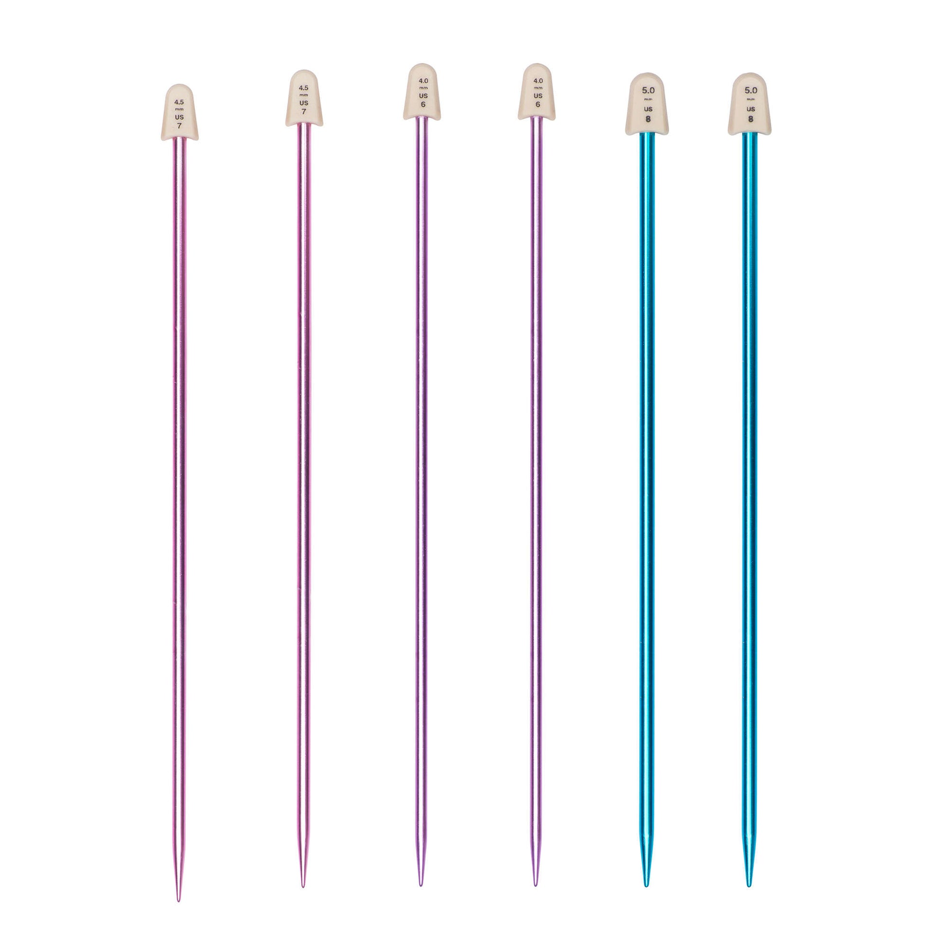 Susan Bates Silvalume 10" Single Point Knitting Needles | Yarnspirations