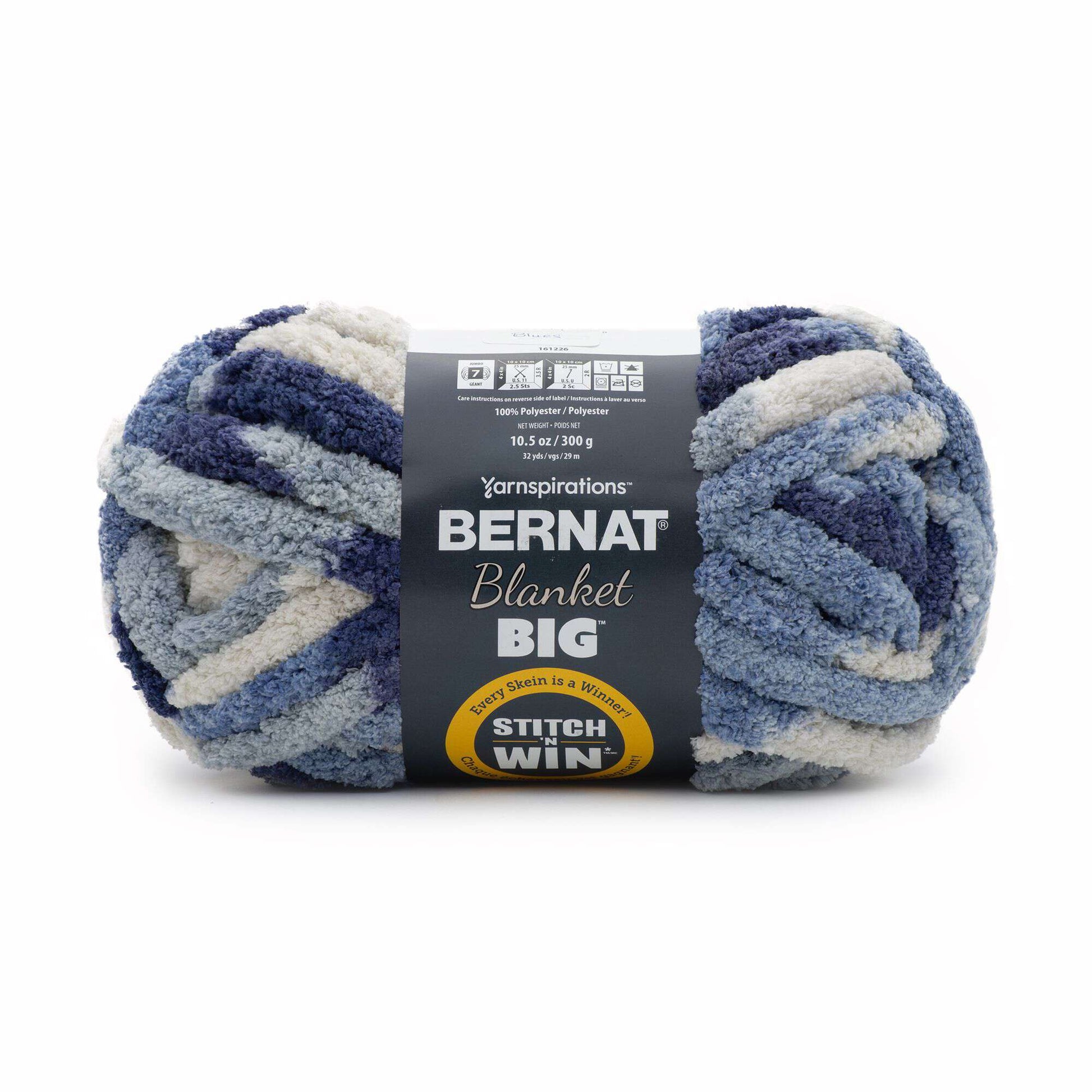 Bernat Blanket Big Yarn (300g/10.5oz) - Discontinued Shades ...