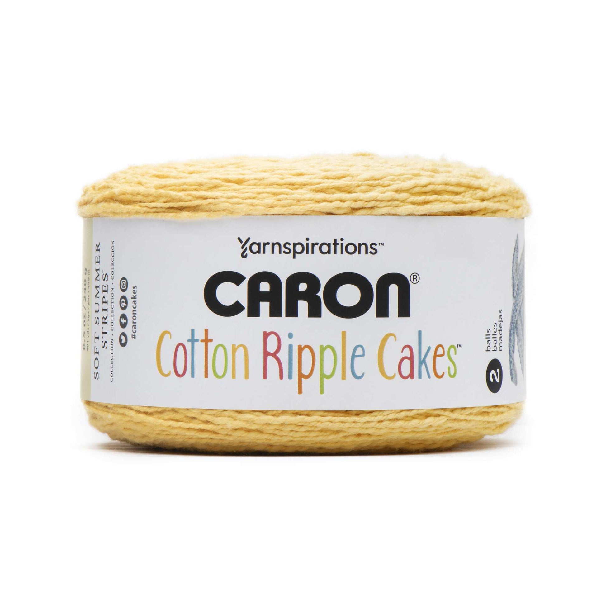 Caron Cotton Ripple Cakes Yarn | Yarnspirations