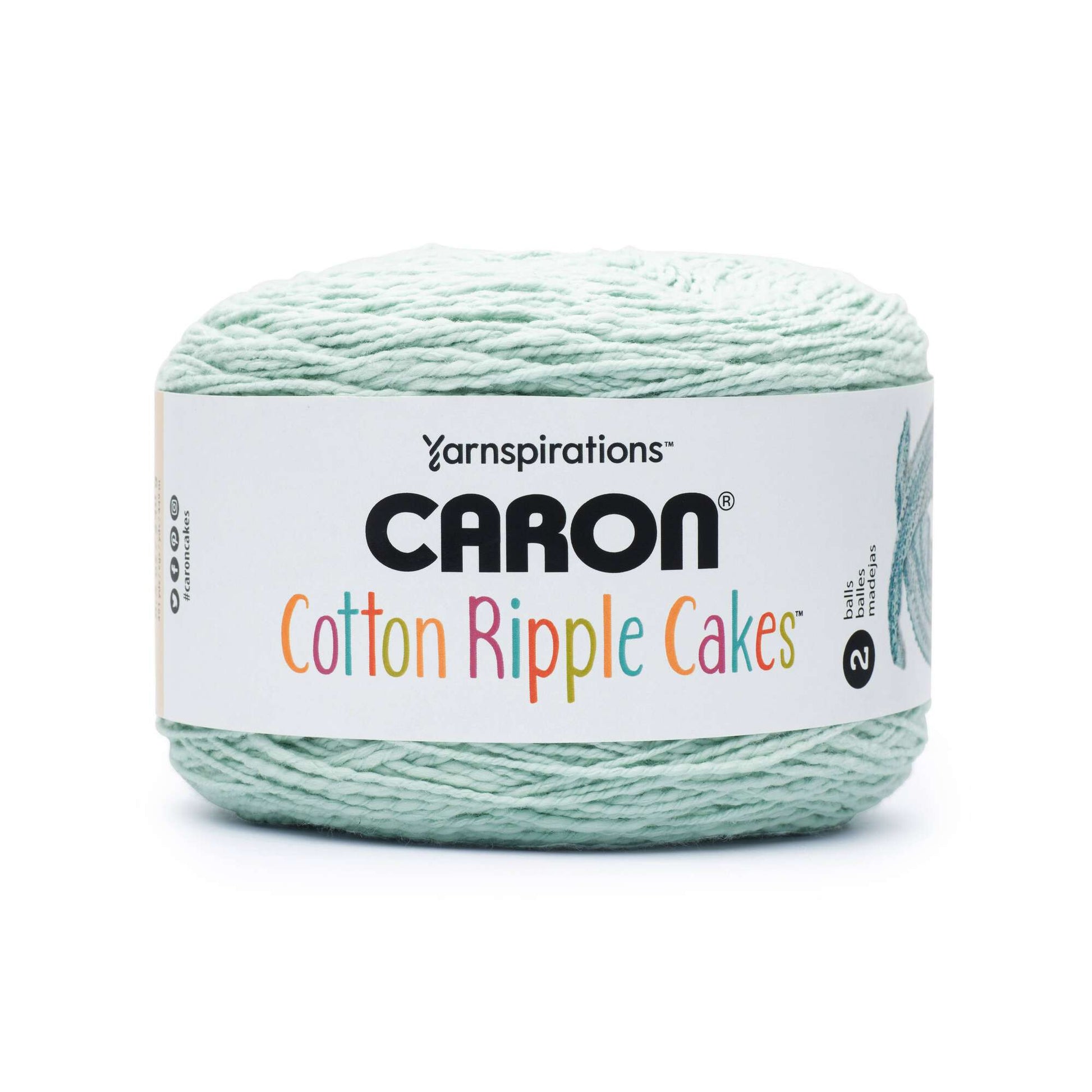 Caron Cotton Ripple Cakes Yarn | Yarnspirations