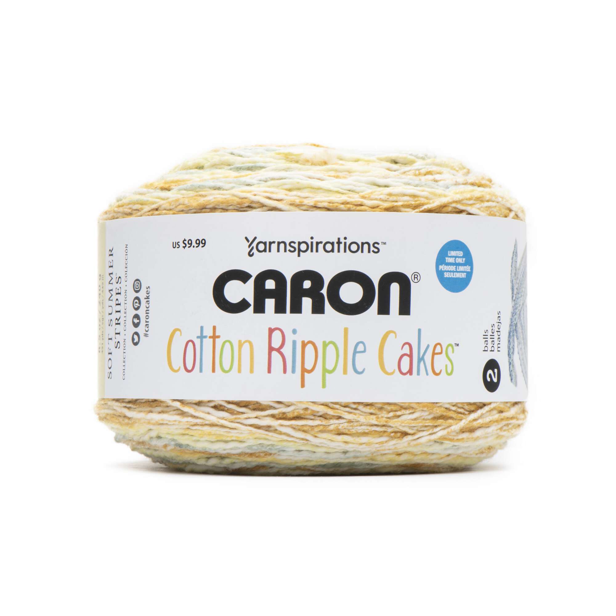 Caron Cotton Ripple Cakes Yarn - Discontinued Shades | Yarnspirations