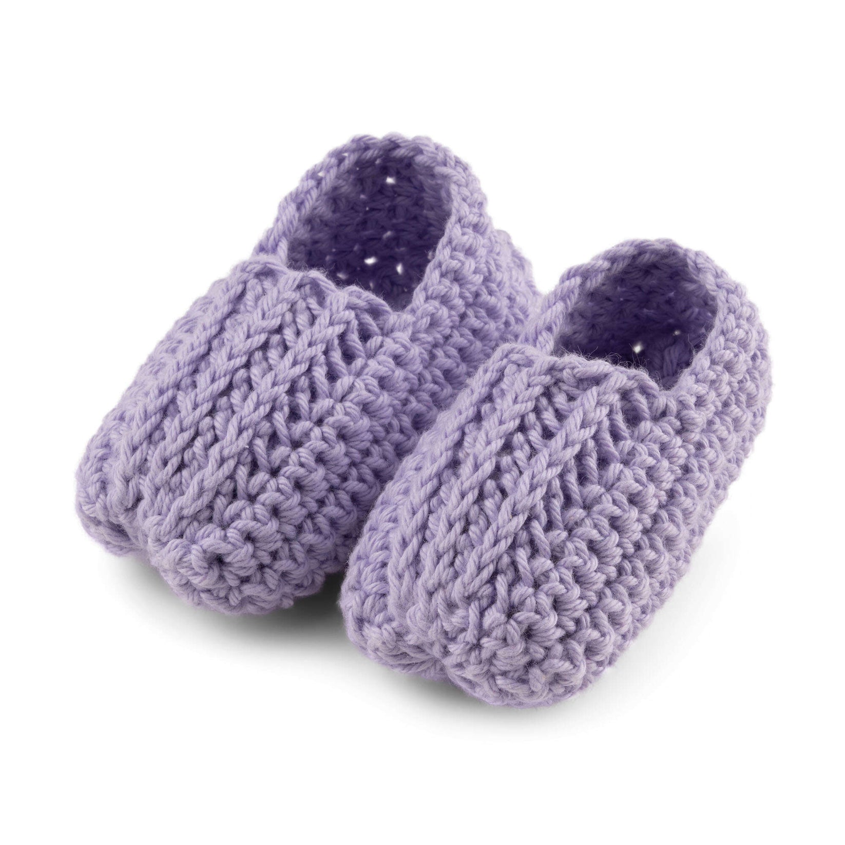 Aunt Lydia's Flat Booties with Inset | Yarnspirations