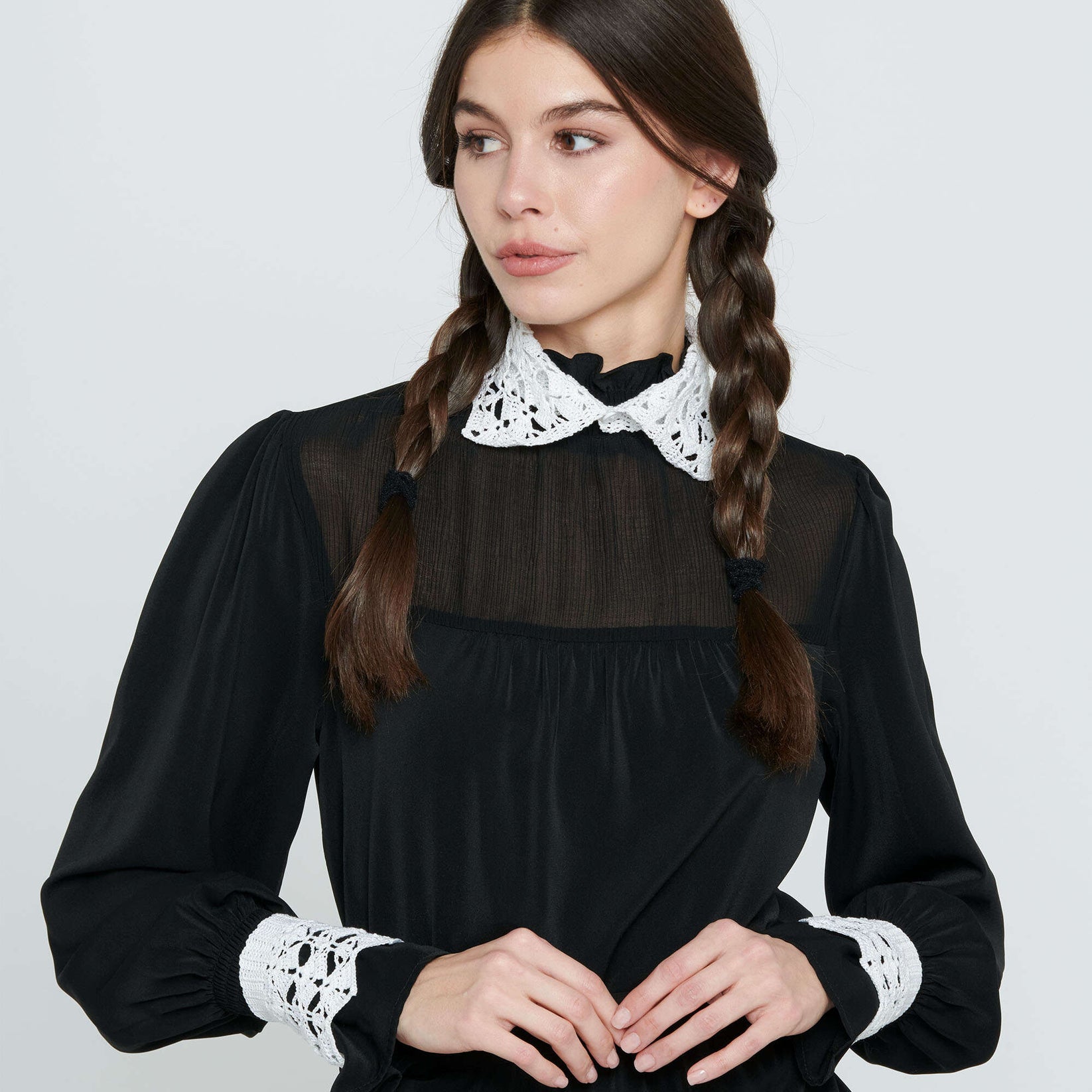 Free Aunt Lydia's Crochet Full of Woe Lace Collar & Cuffs Pattern ...