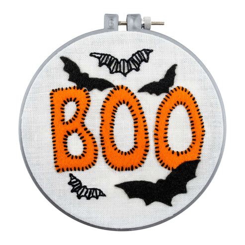 Free Anchor Boos & Bats Embroidery Design Pattern | Yarnspirations