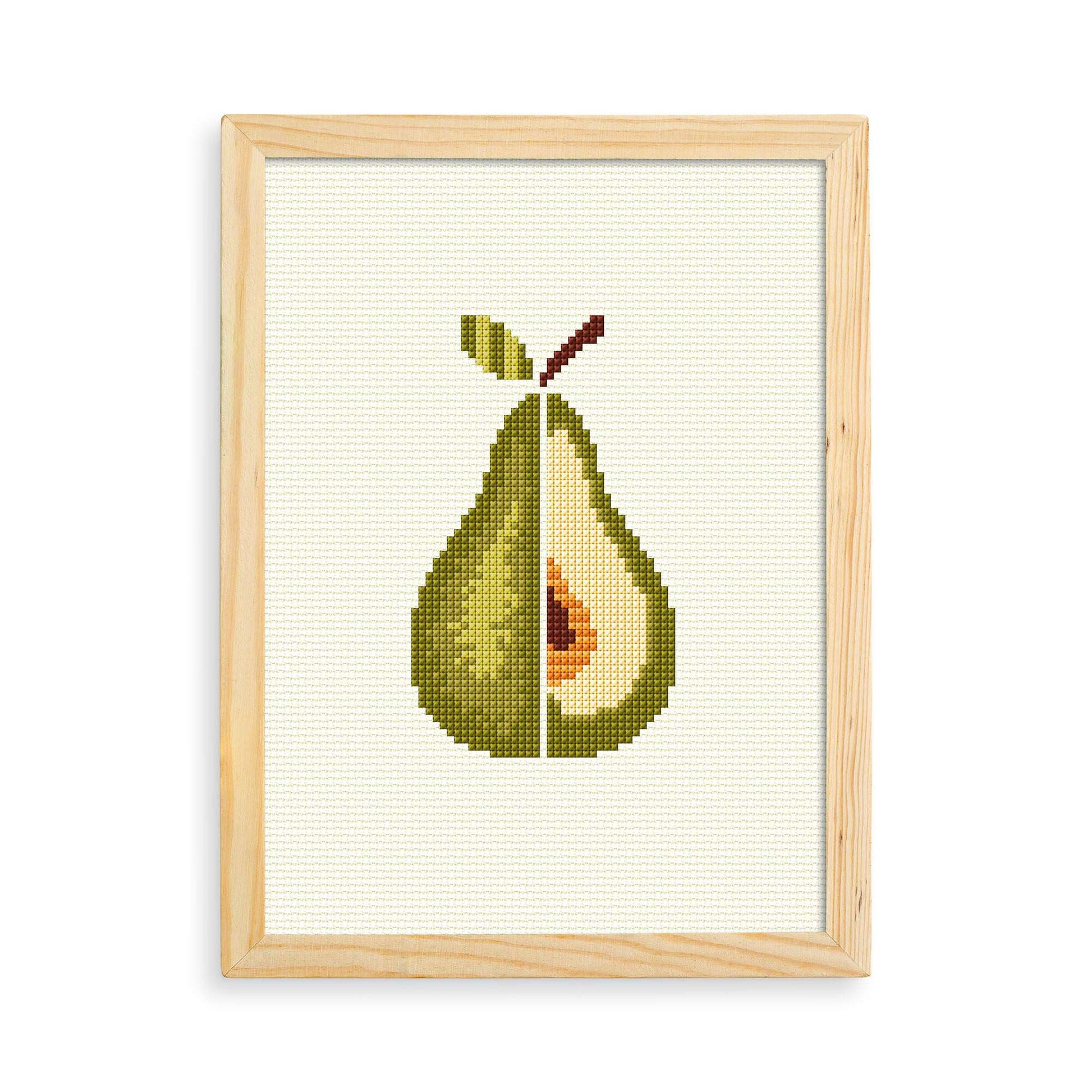 Anchor Pear Cross Stitch Design | Yarnspirations