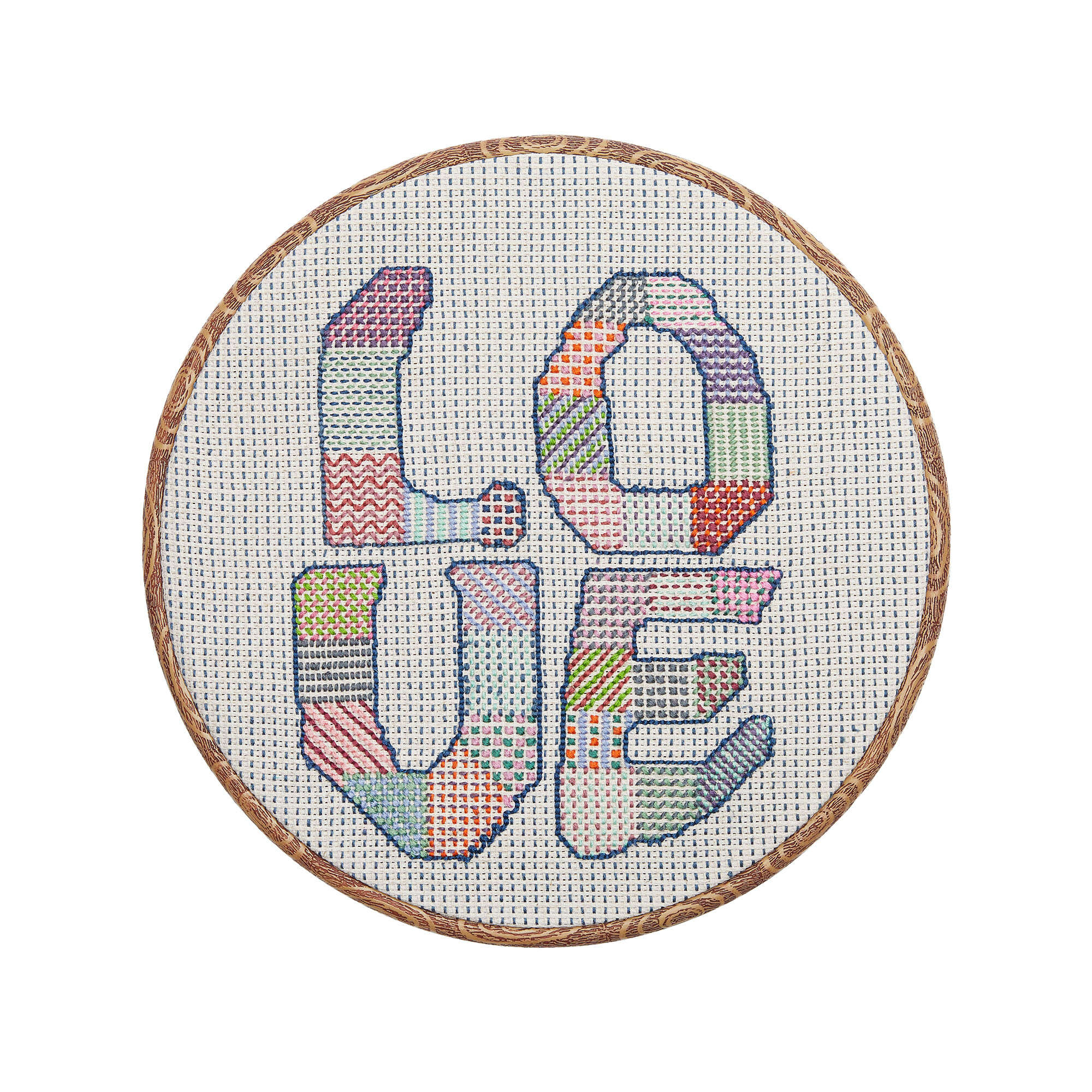 Free Anchor Love Grid Cross Stitch Design Embroidery Pattern ...
