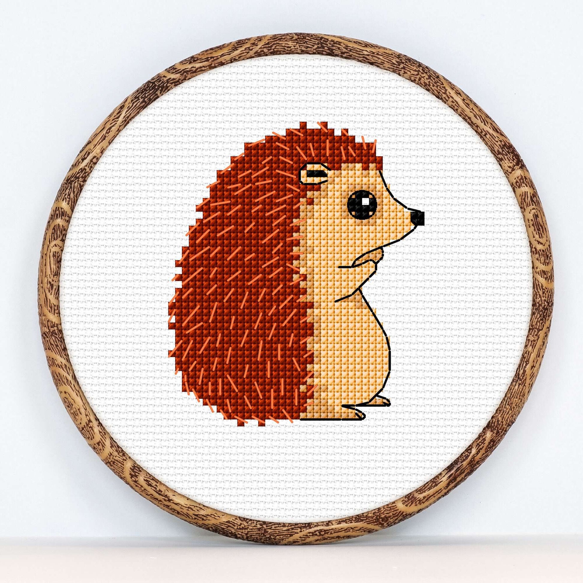 Hedgehog Cross Stitch Pattern