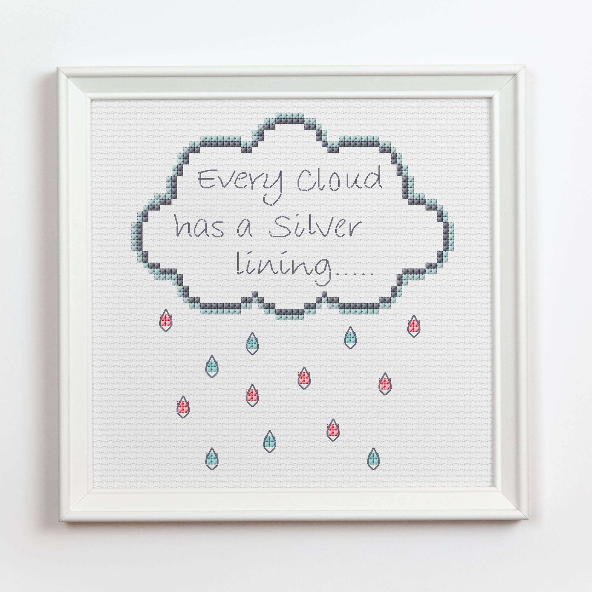 Free Easy Anchor Every Cloud Cross Stitch Design Embroidery Pattern ...