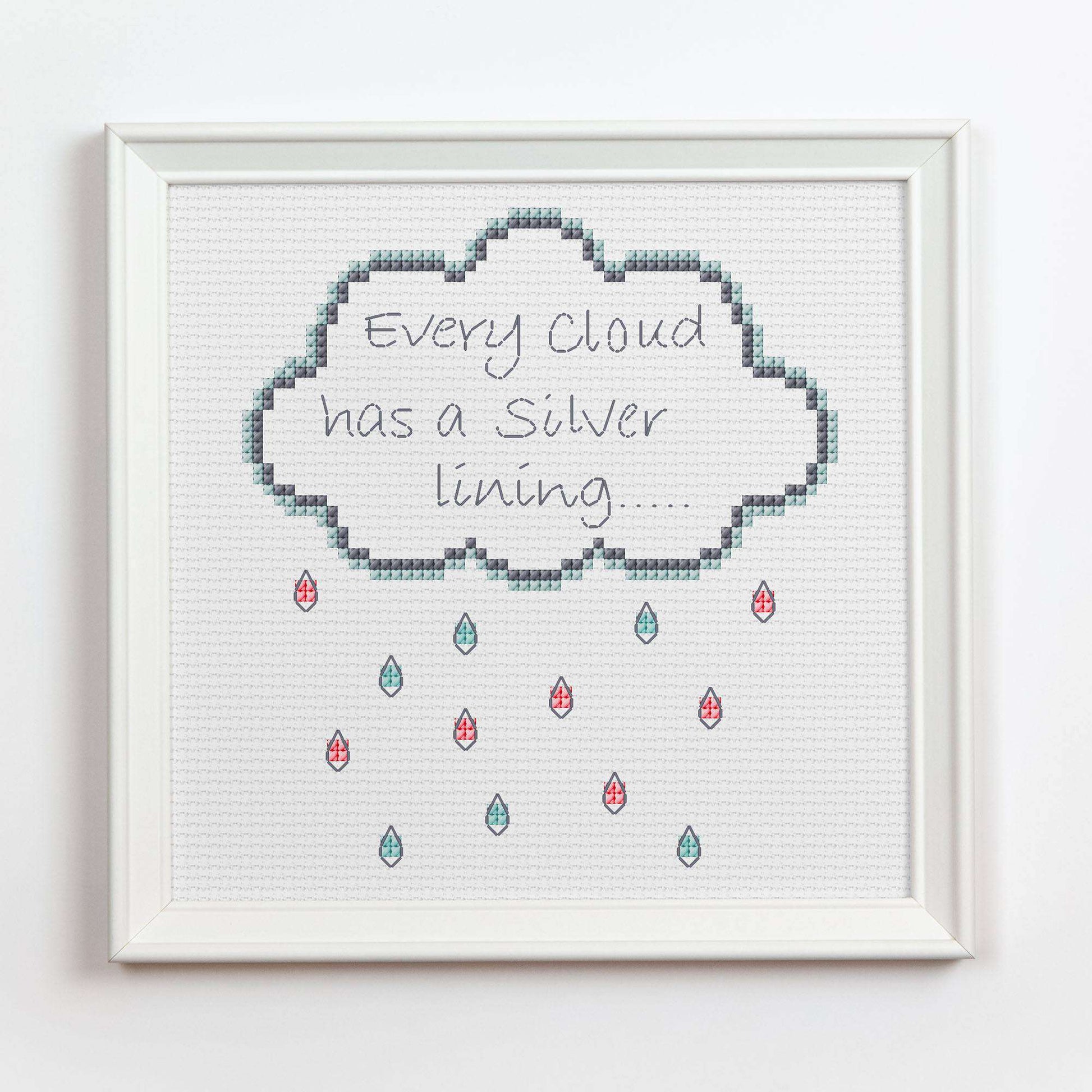 Free Easy Anchor Every Cloud Cross Stitch Design Embroidery Pattern ...