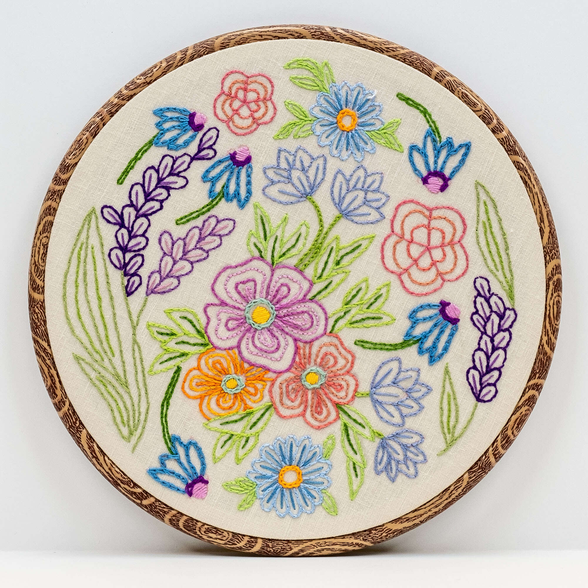 Free Anchor Flowers, Flowers Embroidery Design Pattern | Yarnspirations