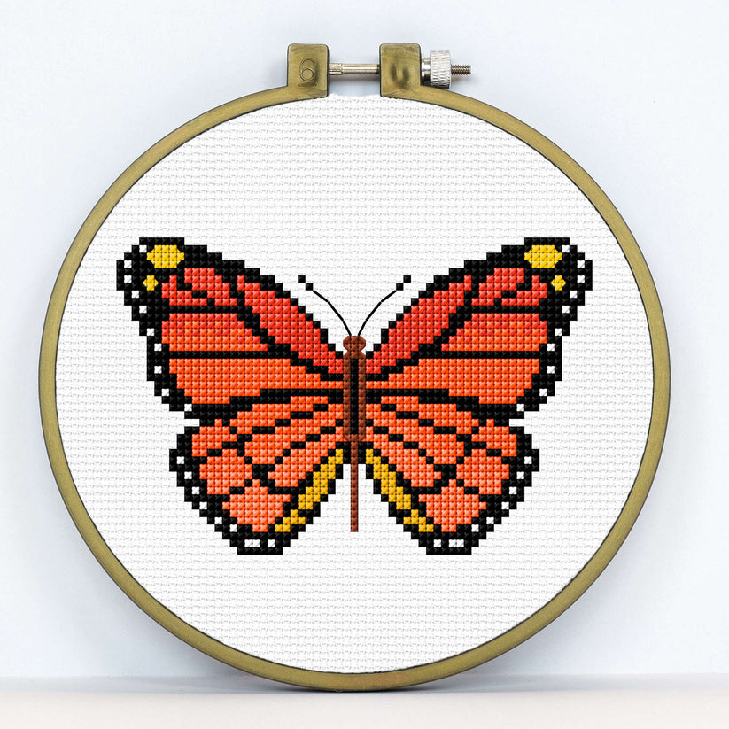 Anchor Monarch Butterfly Cross Stitch Design | Yarnspirations