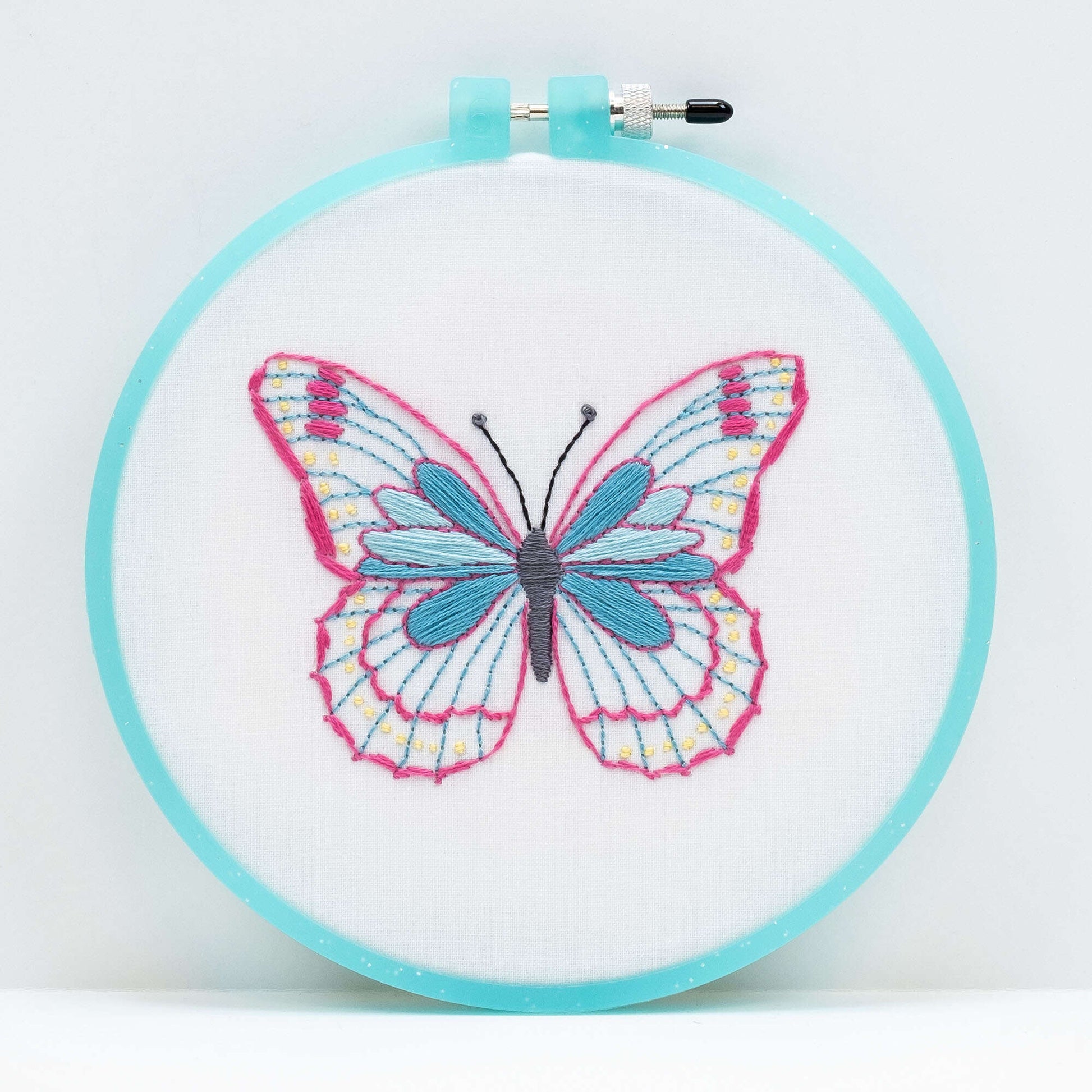 Free Anchor Beautiful Butterfly Embroidery Design Pattern | Yarnspirations