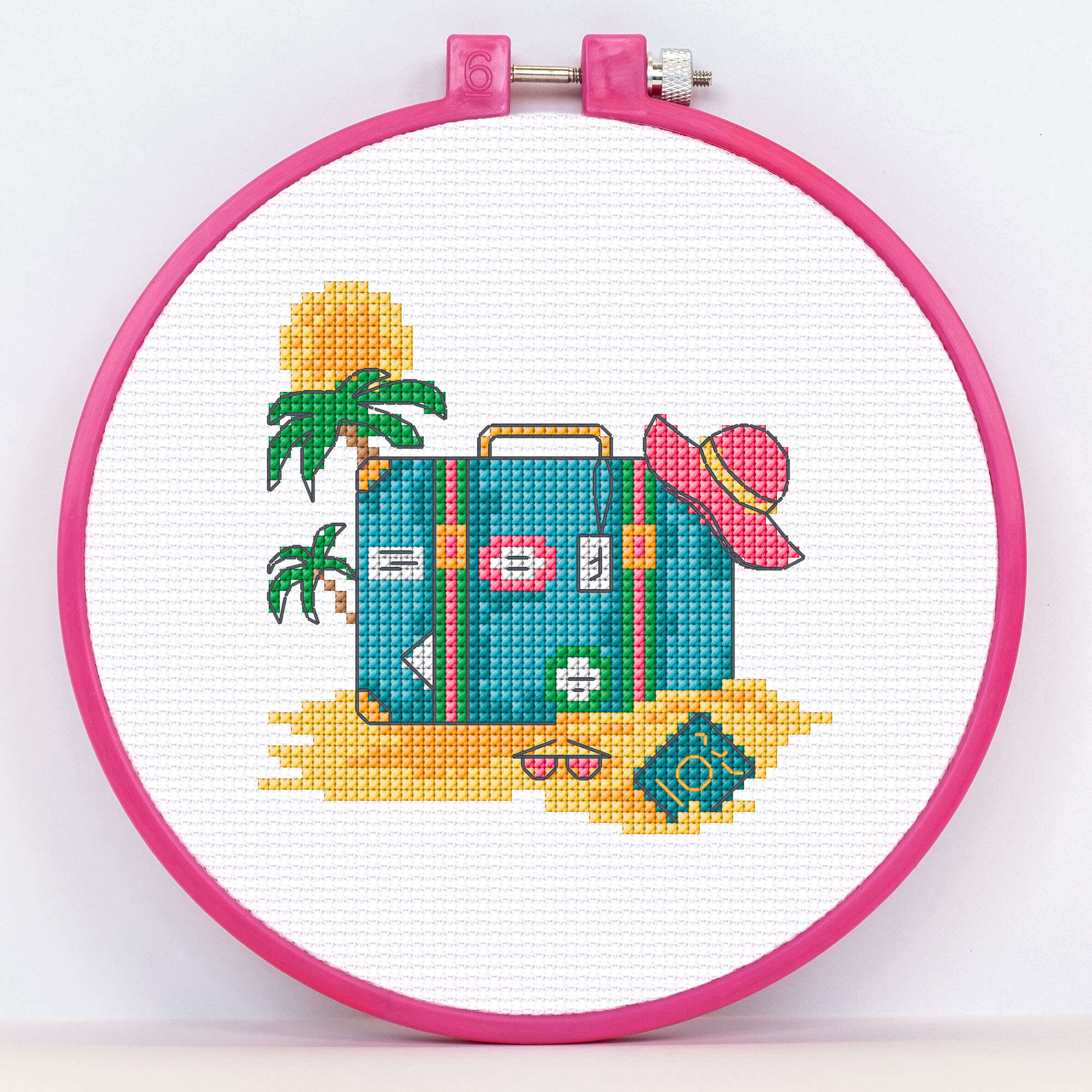 Free Easy Anchor Time to Travel Cross Stitch Design Embroidery Pattern ...