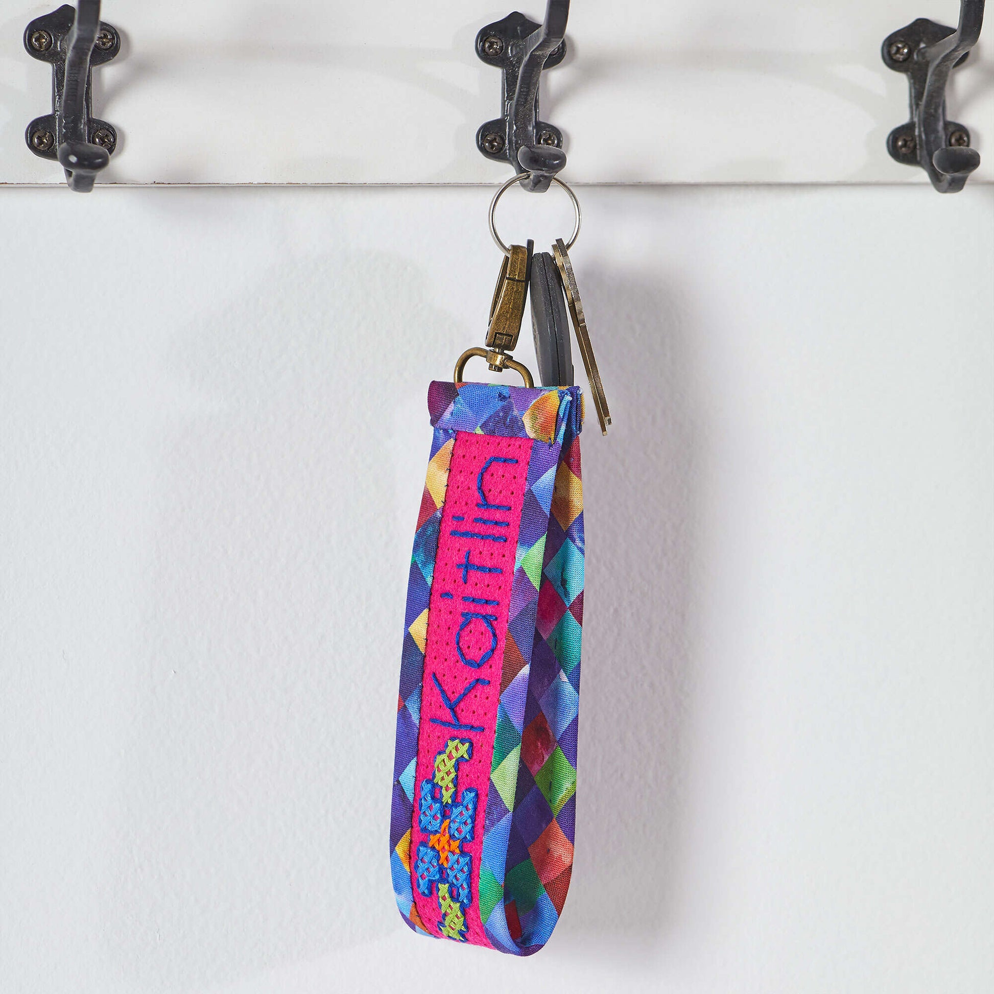 Free Easy Anchor Personalized Key Fob Craft Pattern | Yarnspirations