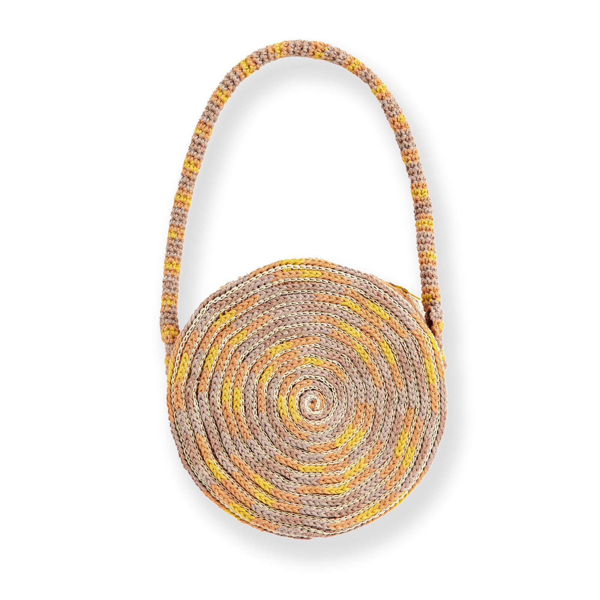 Free Easy Bernat Around We Go Bag Crochet Pattern | Yarnspirations