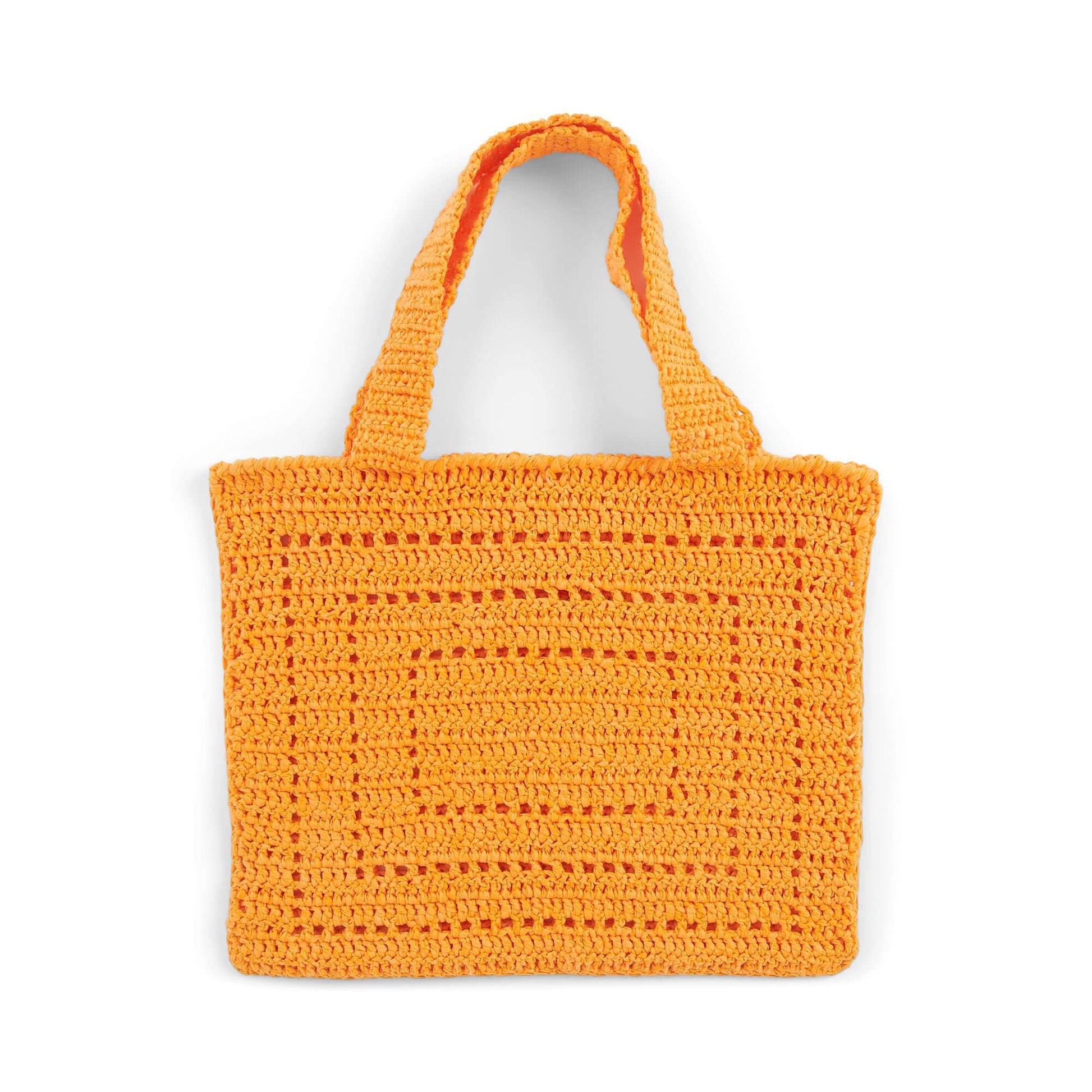 Free Easy Bernat Filet Bag Crochet Pattern | Yarnspirations