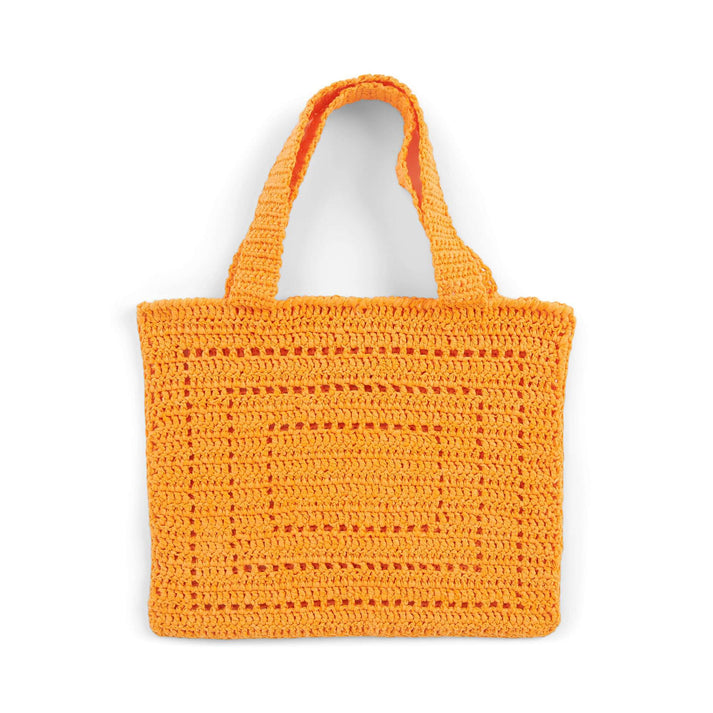 Free Easy Bernat Filet Bag Crochet Pattern | Yarnspirations