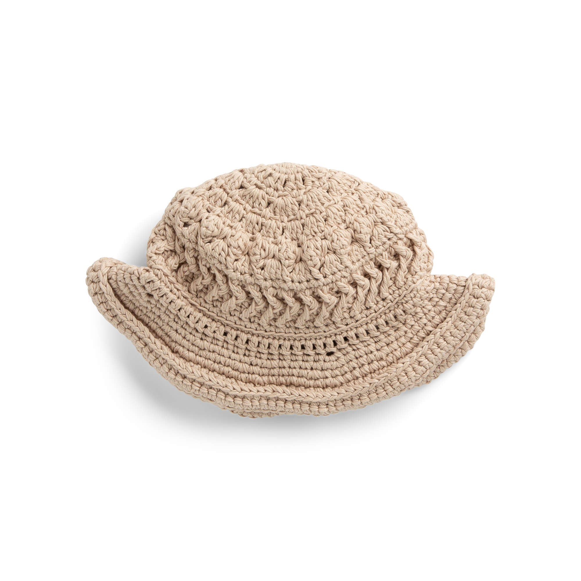Free Easy Bernat Summer Stunner Cotton Hat Crochet Pattern | Yarnspirations
