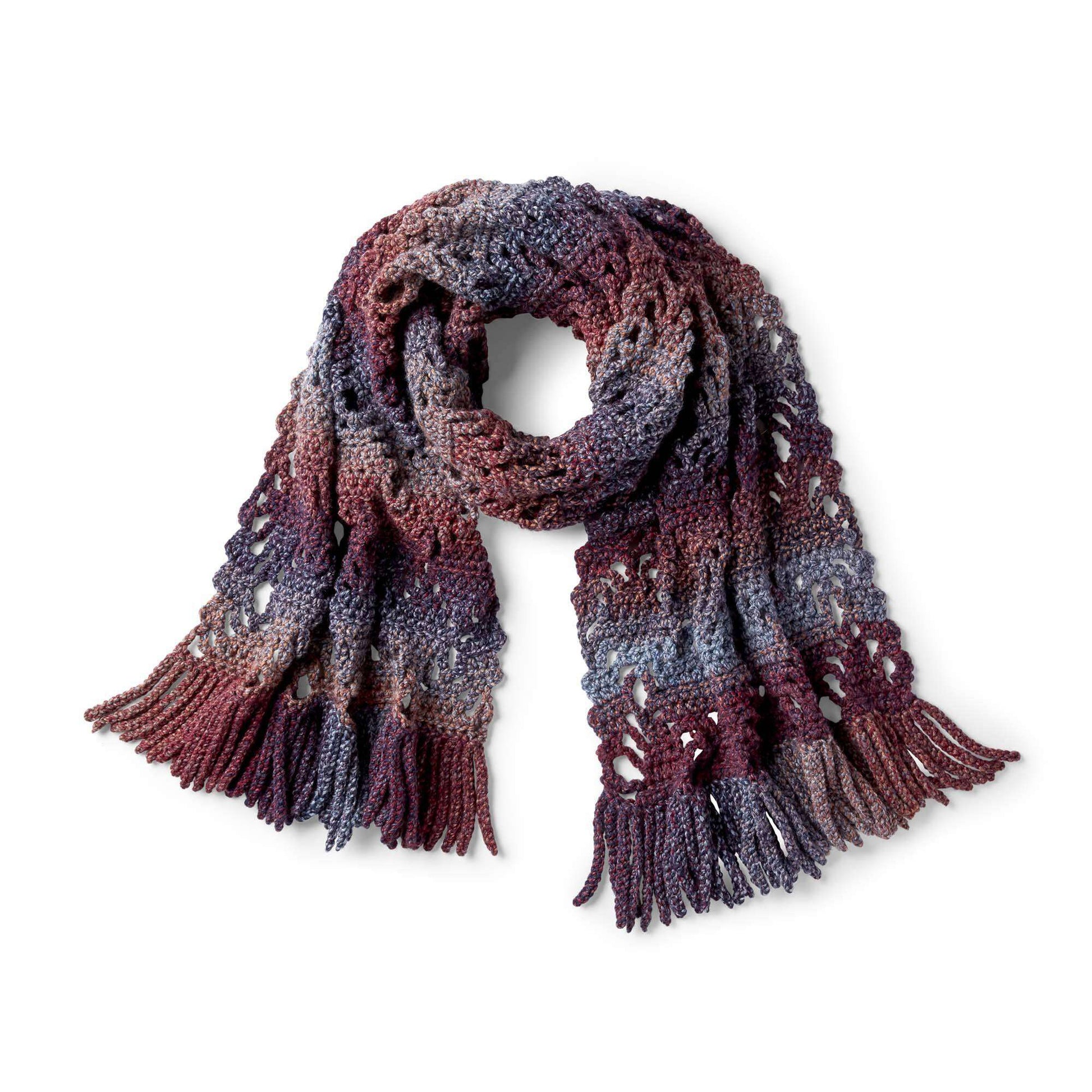 Free Easy Bernat Generous Scarf Crochet Pattern | Yarnspirations