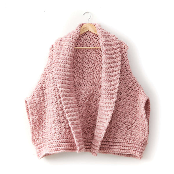 Bernat Origami Crochet Cardigan | Yarnspirations