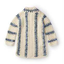 Free Easy Bernat Running Lines Jacket Crochet Pattern | Yarnspirations