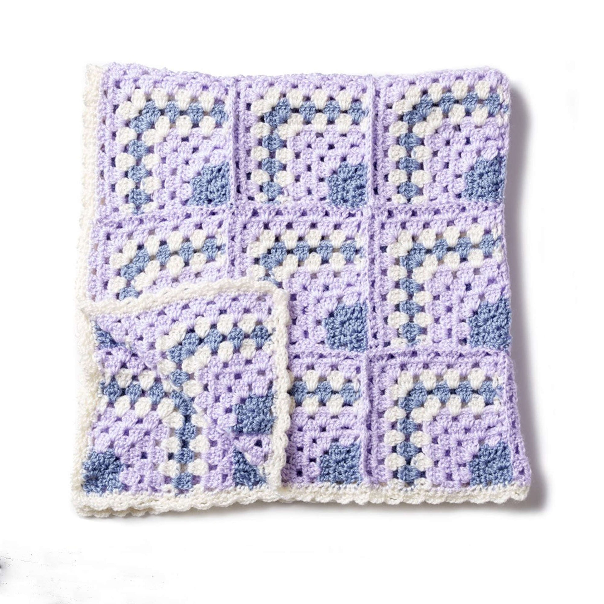Free Easy Bernat Building Blocks Blanket Crochet Pattern | Yarnspirations