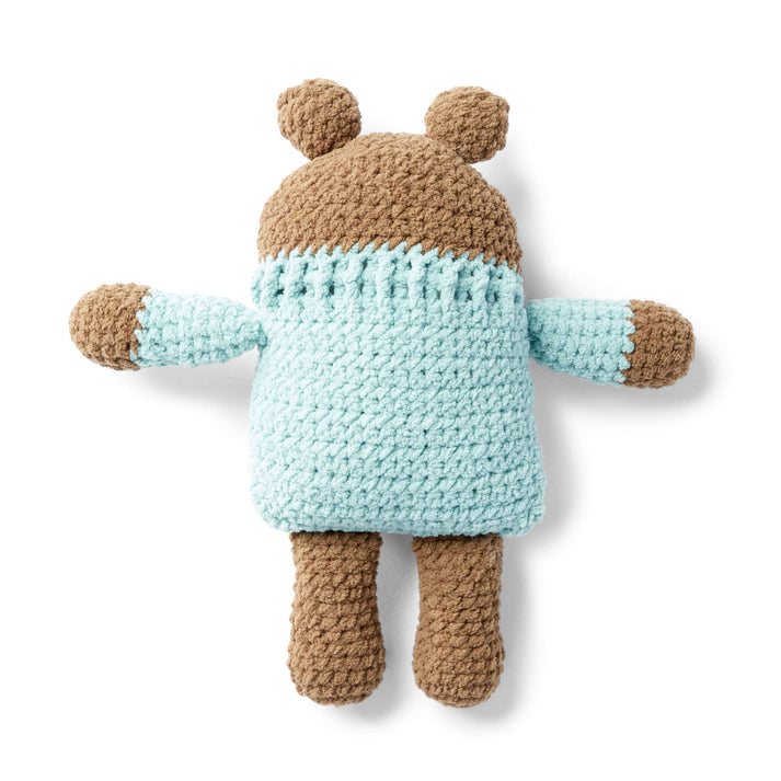 Free Easy Bernat Square Bear Crochet Pattern | Yarnspirations